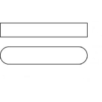 DIN 6885 - Passfedern, hohe Form