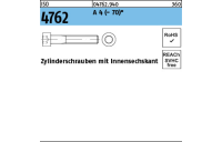 ISO 4762 A 4 - 70 Zylinderschrauben mit Innensechskant - Abmessung: M