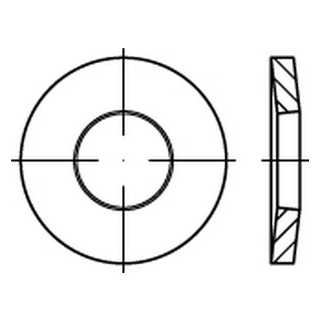 DIN 6796 A4 Spannscheiben für Schraubenverbindungen - Abmessung: 8 x